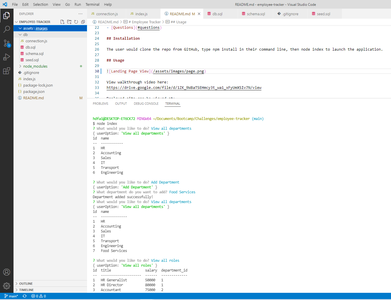 Employee Tracker | employee-tracker
